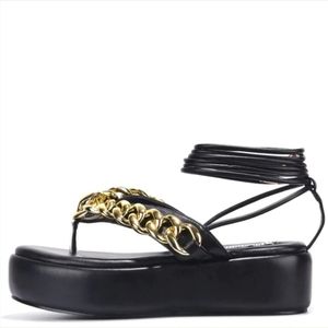 Cape Robbin | Shoes | Cape Robbin Siera Laceup Thong Platform Sandal ...